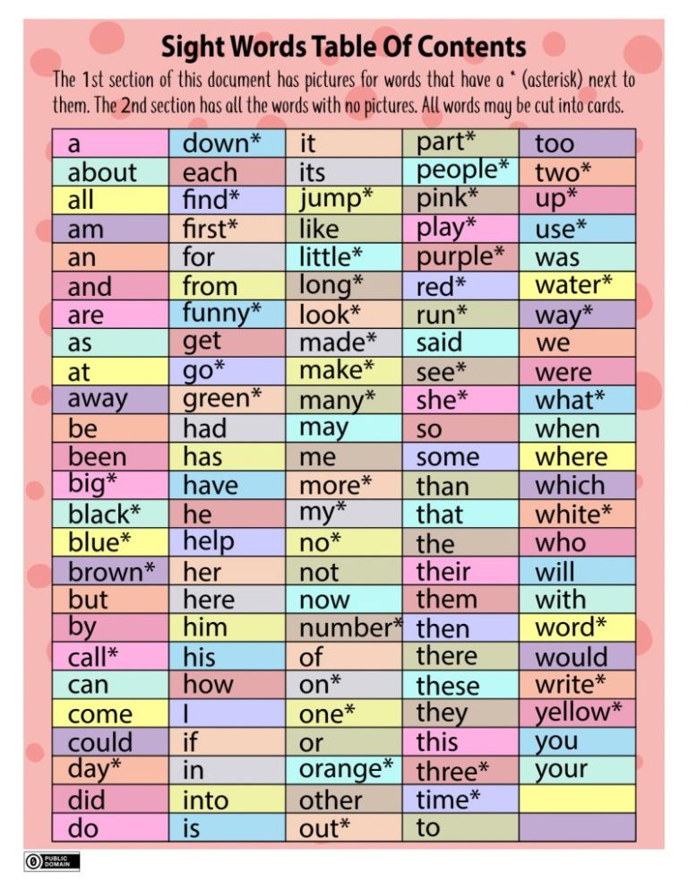 Sight-Words Archives